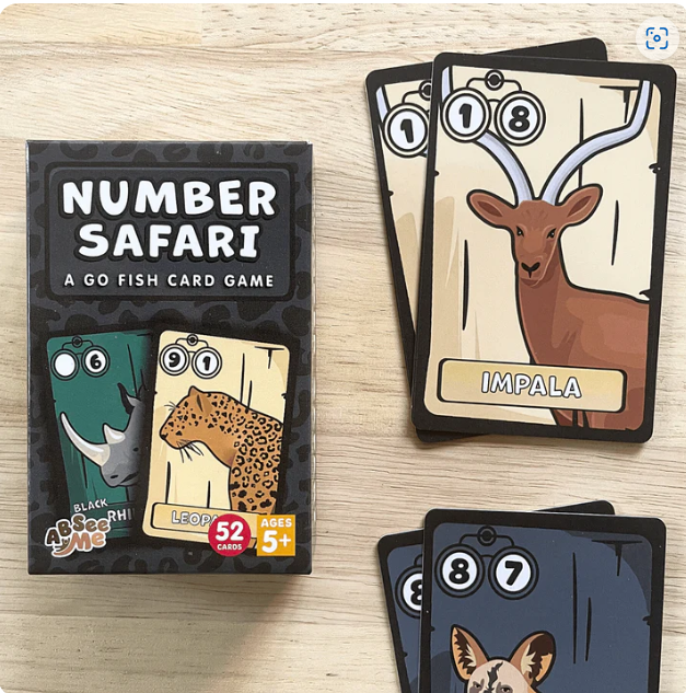 Number Safari Go Fish Card Game – The Learning World