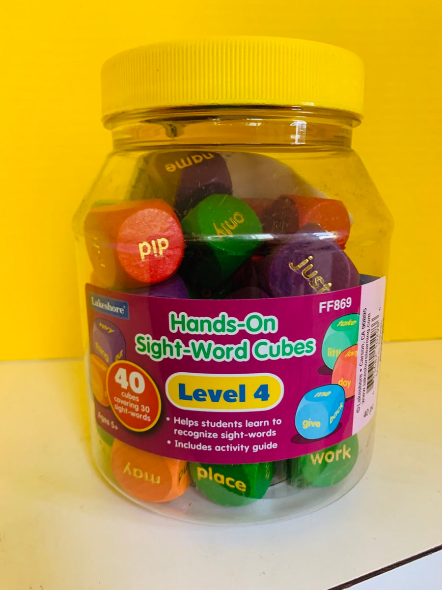 Sight Word Cubes 4 – The Learning World