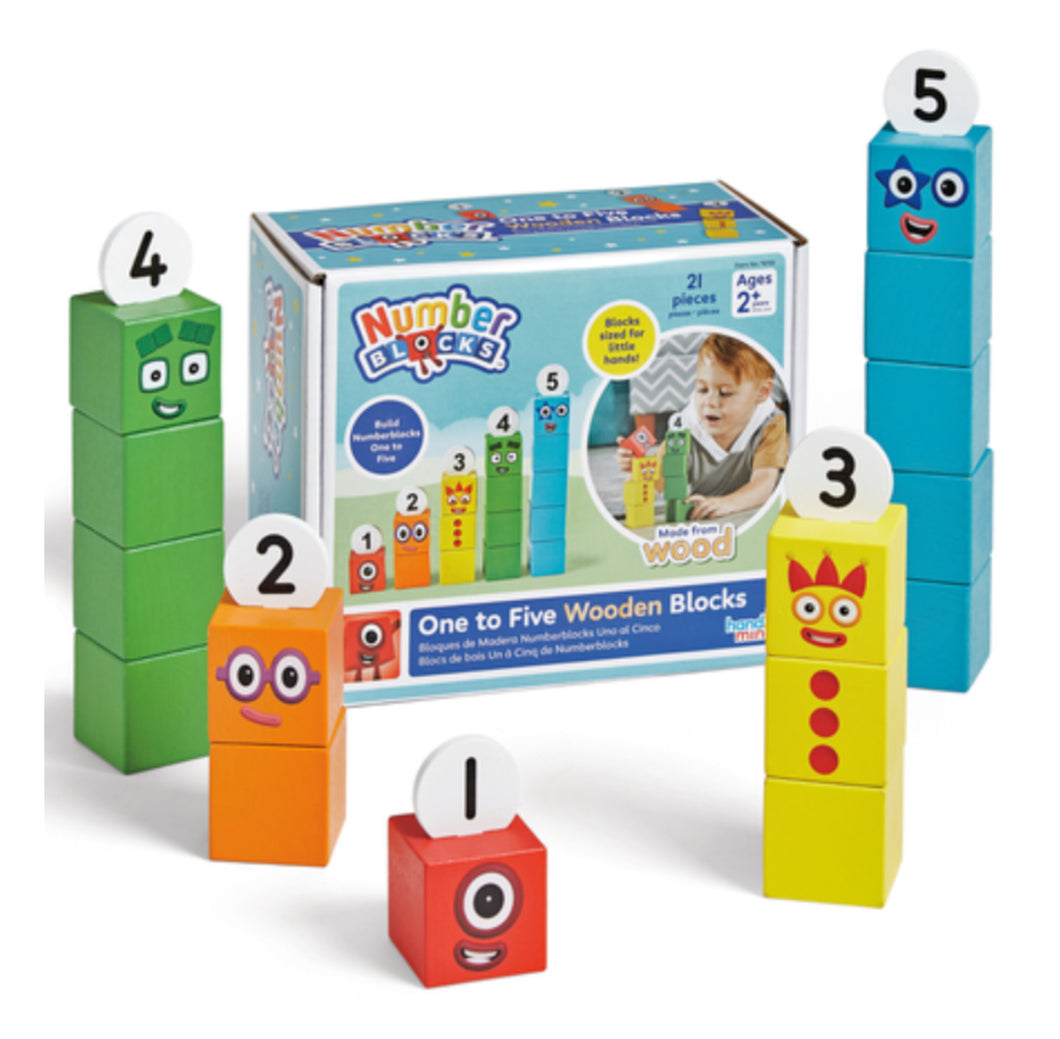 Numberblocks One to Five Wooden Blocks – The Learning World