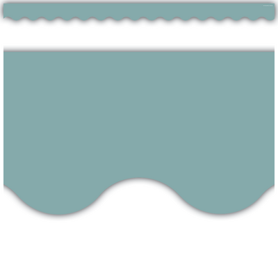 Calming Blue Scalloped Borders – The Learning World