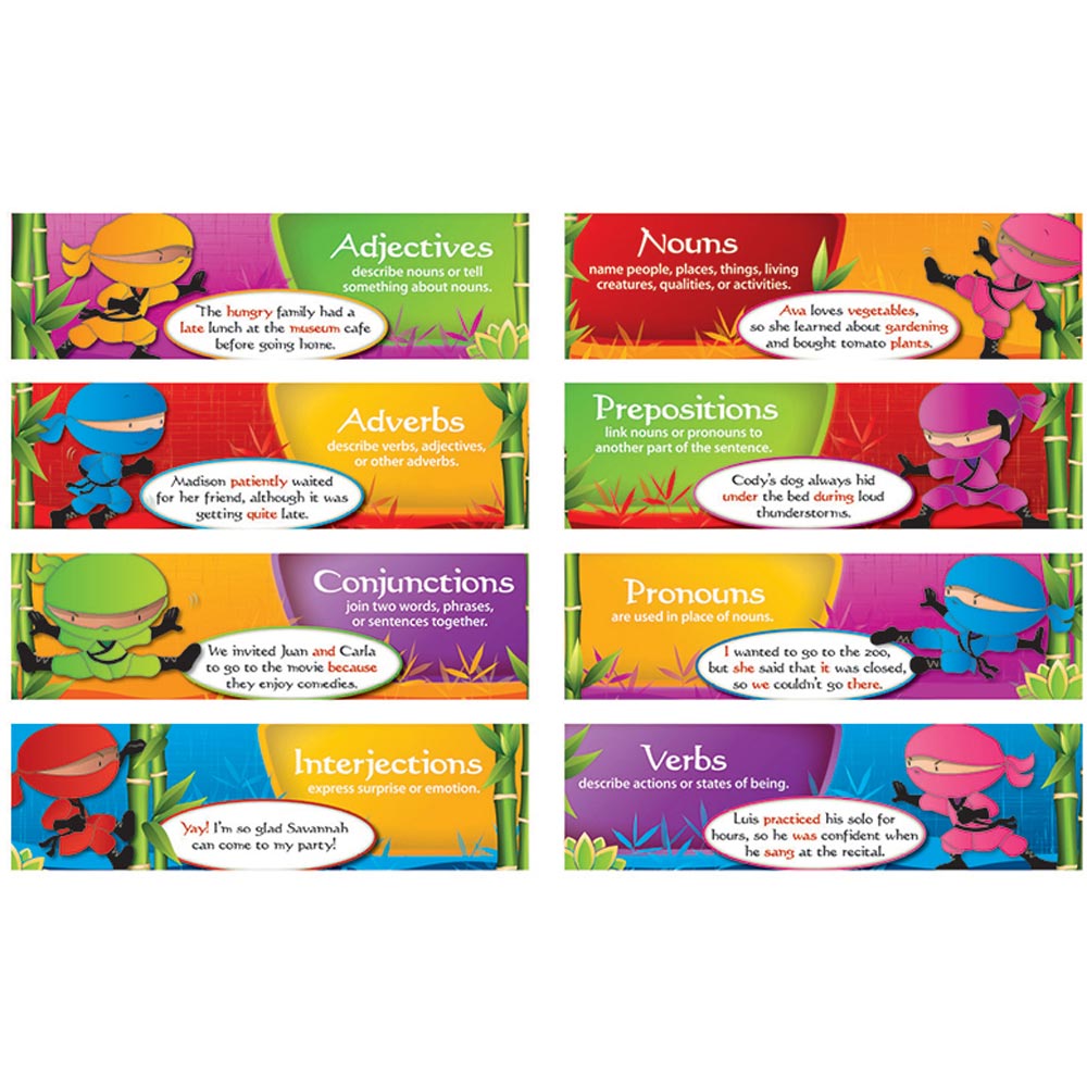 Punctuation Ninjas Mini Bulletin Board Set – The Learning World