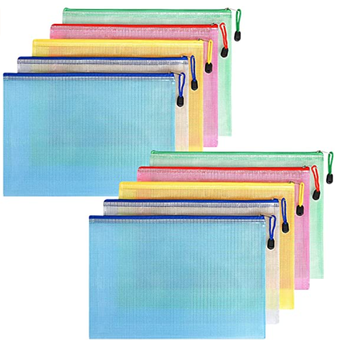 Zipper File Bags - Pack of 10 – The Learning World