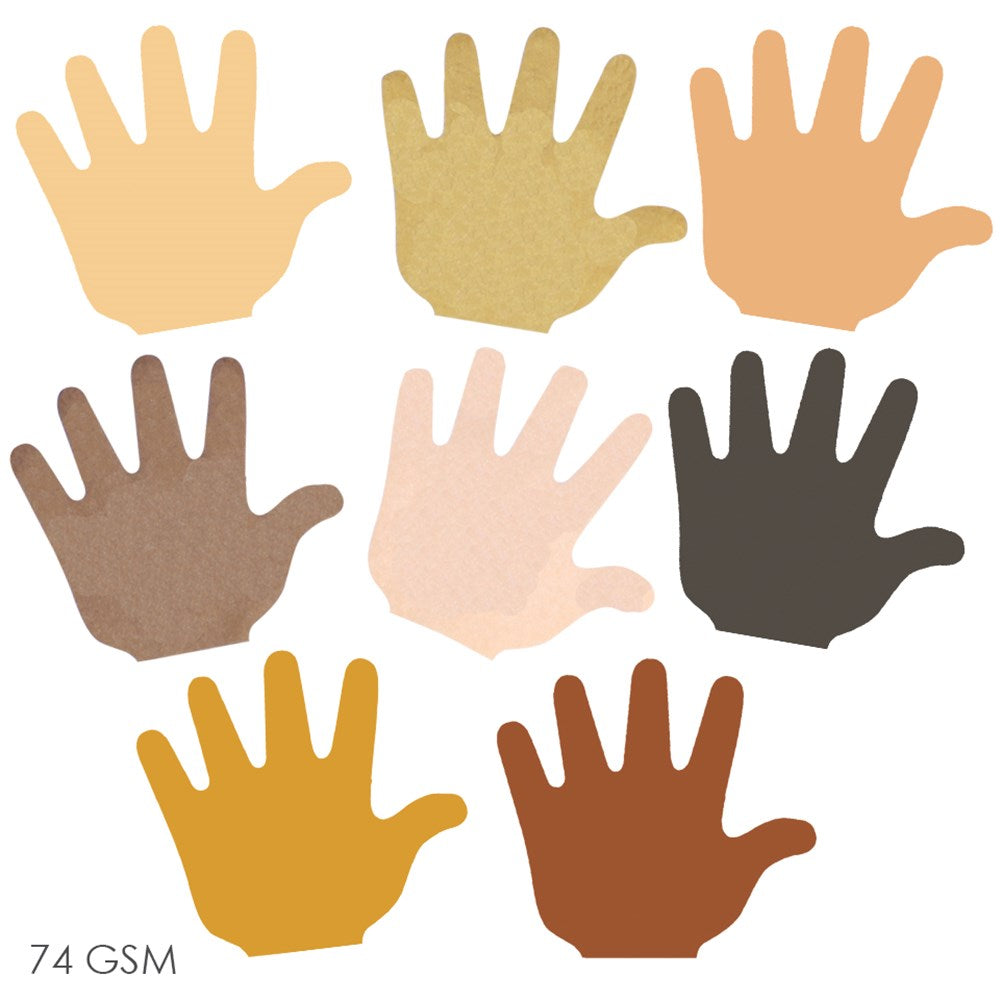 Multicultural Handprint Cut Outs Pack – The Learning World
