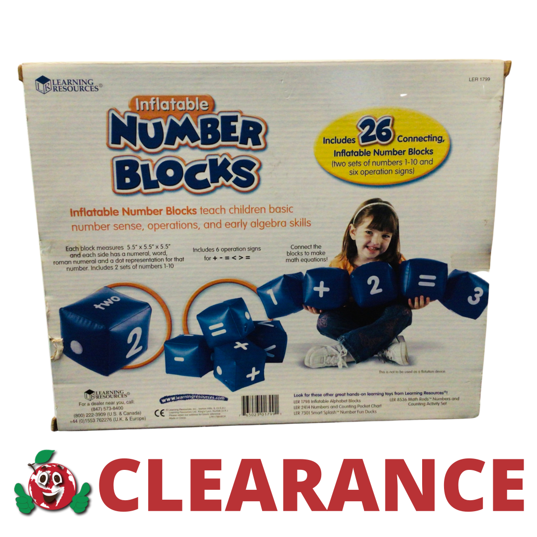 Inflatable Number Blocks – The Learning World